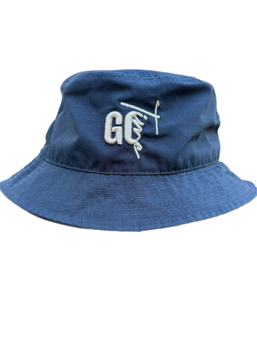 Navy Blue GOTIME Bucket Hat w/ Silver Embroidery – Wave Records-Young ...
